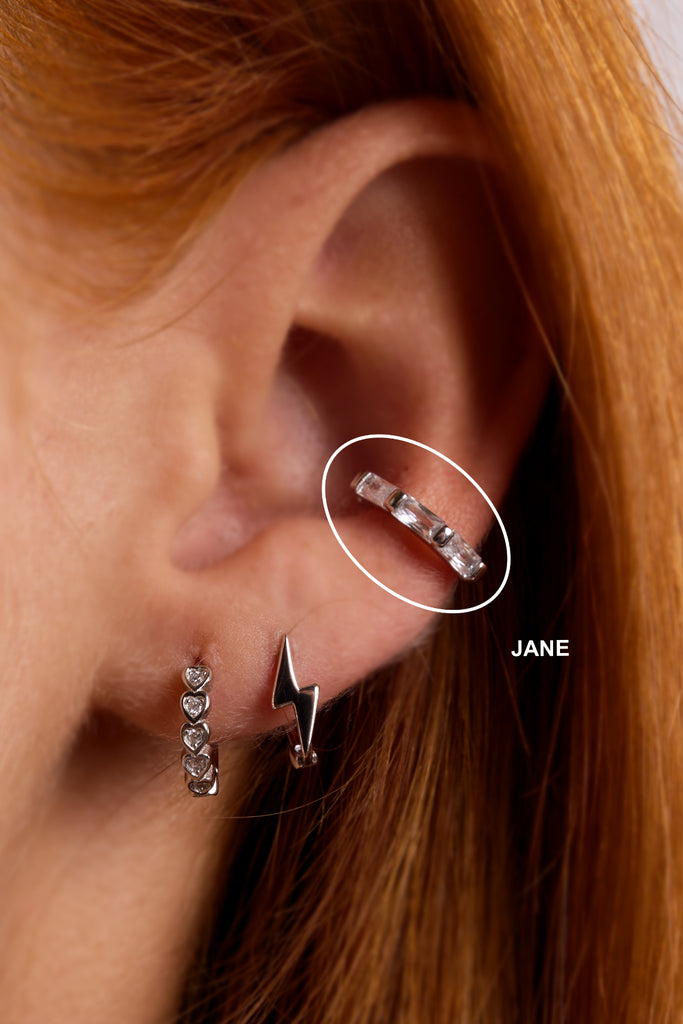 Earcuff Jane silver – Lovers Bay Club